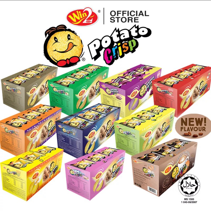 WIN2 POTATO CRISP 20G X 30PACKS | Shopee Malaysia