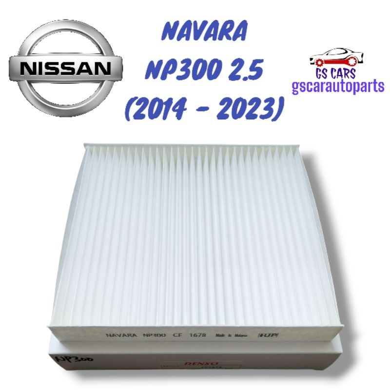 Nissan Air-Cond Filter Navara NP300 D23 2.5 (2014-2023) All Model 27277 ...