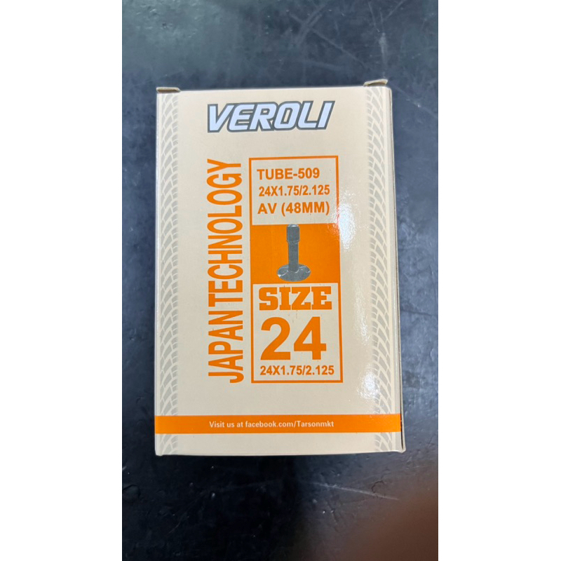 Veroli Bicycle Inner Tube - 24" Inch Av 48mm( Tiub dalam Basikal ...