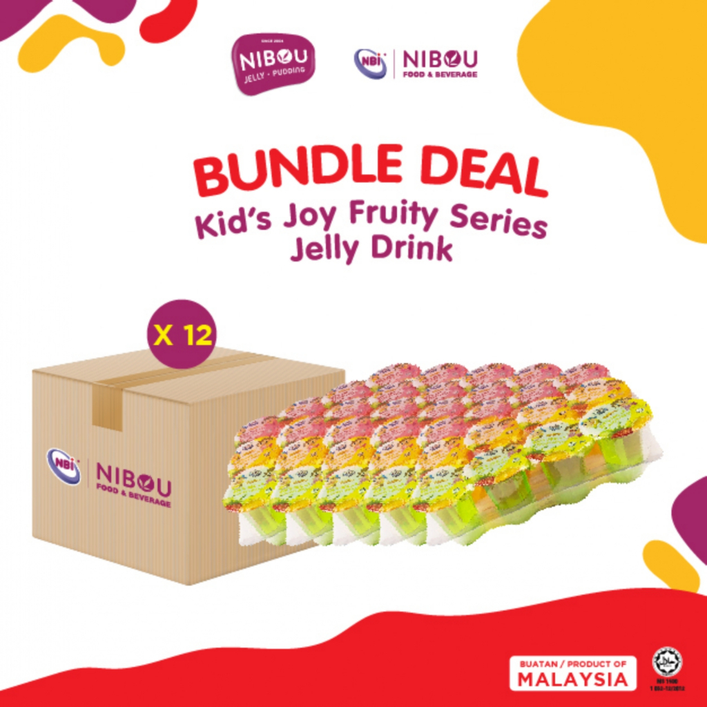 Nibou (NBI) KIDS JOY Drinking Jelly (75gm x 12's x 12) - Door Gift ...