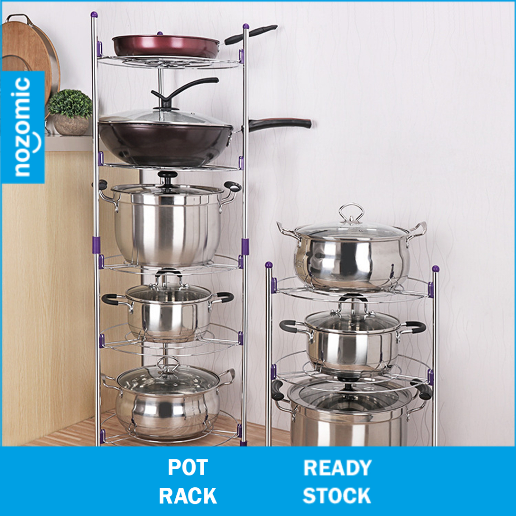 Rak Dapur Kitchen Rack Rak Besi Pot Rak Kuali Oven Bertingkat Kitchen ...