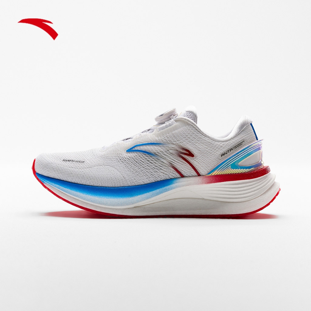 ANTA Women G21 OLYMPIC Running Shoes 122435563R-1 -Pure White/Dial Blue ...