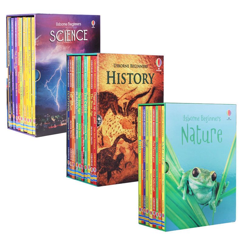 Hardcover Beginners Science History Nature Box Set Age 6-12 Years Early ...