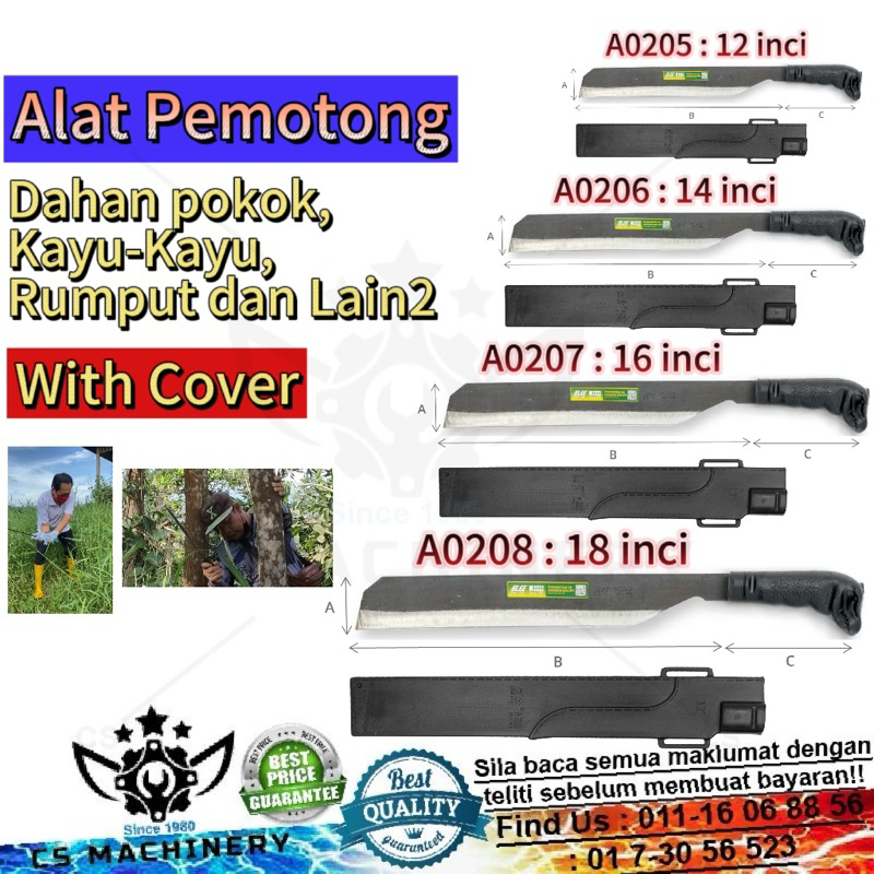 SAMLEE Alat Memotong Dahan Pokok & Rumput 💥 Model A0205, A0206, A0207 Dan A0208 🔥 | Shopee Malaysia