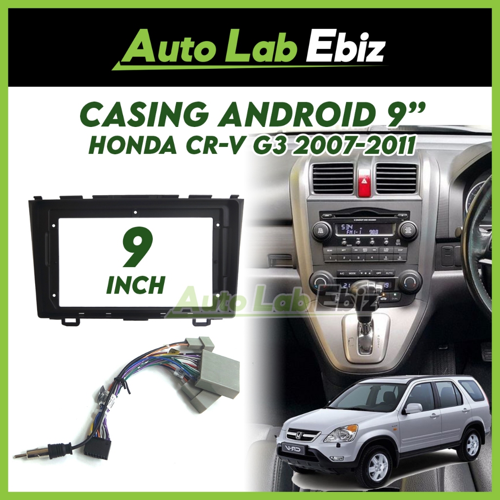 HONDA CRV CR-V G3 2007-2011 Android Player Casing 9" inch with Socket ...