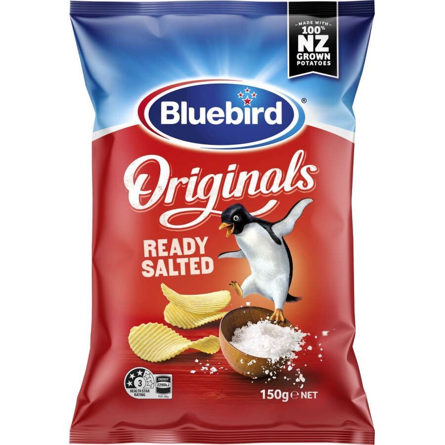 Bluebird Originals / Thick Cut Potato Chips [Ready Salted/ Salt ...