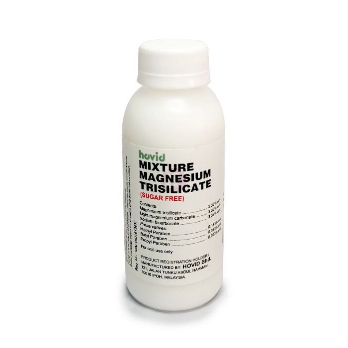 Rexom / Hovid MMT Magnesium Trisilicate Syrup 120ml FOR GASTRIC GASTRIK ...