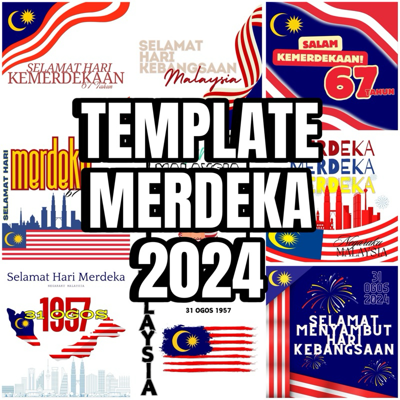 Editable Canva Template Merdeka | Shopee Malaysia