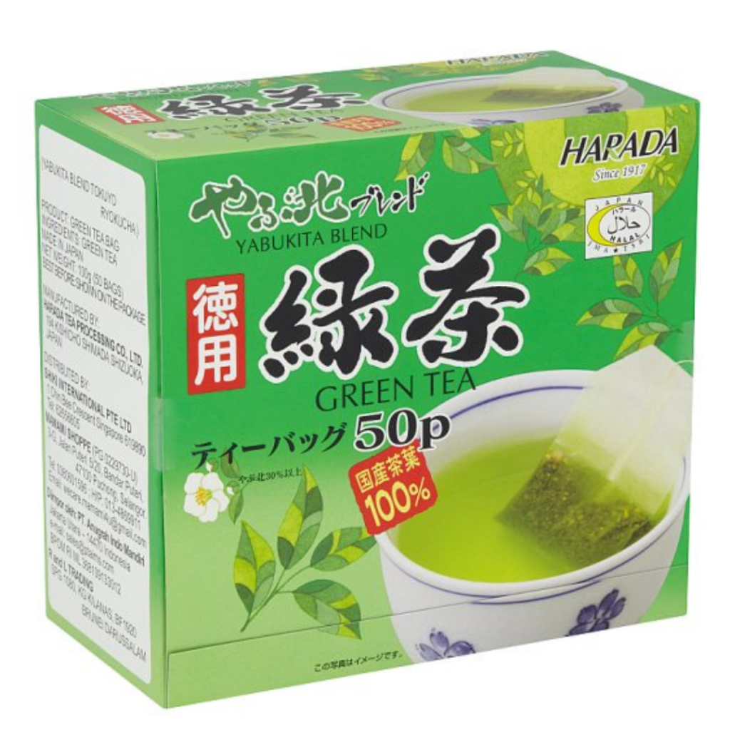Harada Yabukita Blend Japanese Green Tea Bags 50 x 2g | Shopee Malaysia
