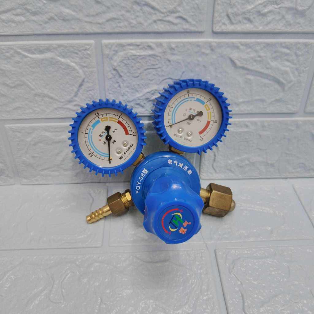 oxygen control valve gas meter gas regulator blue manifold gauge flow ...