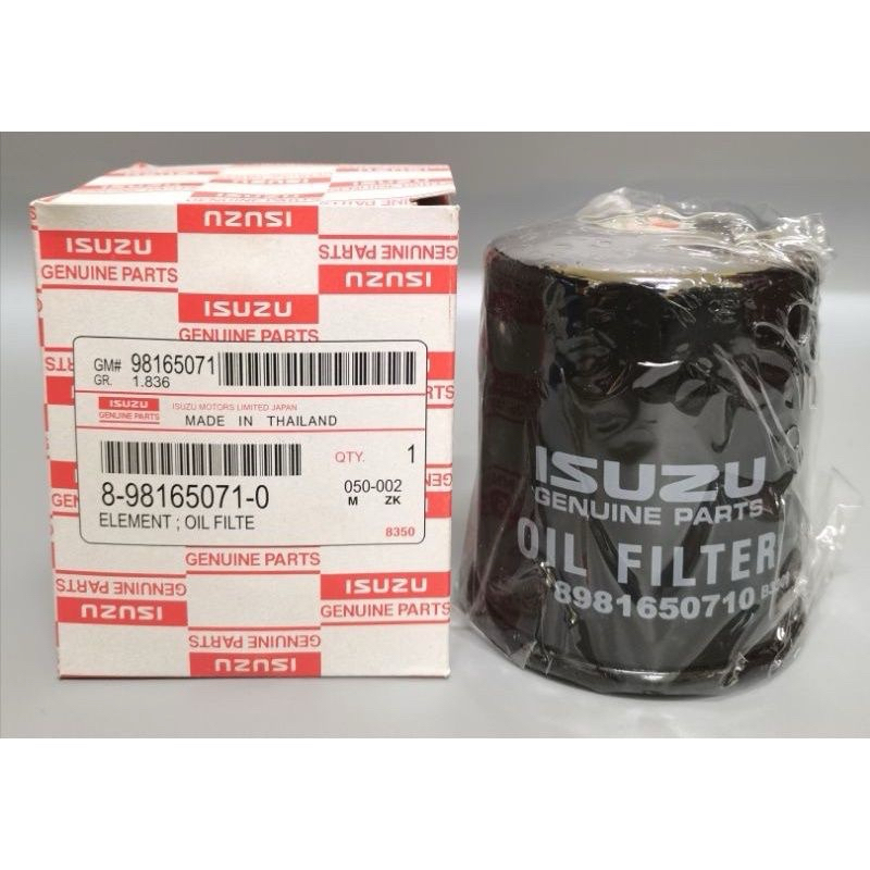(8-98165071-0)Original Isuzu Oil Filter for D-Max Dmax 2.5 RT50 2012 ...