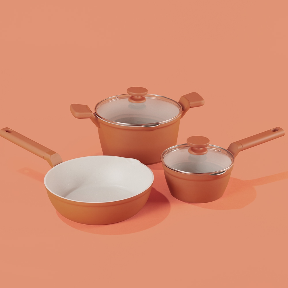 Galaxy Trio Set - Cosmic Cookware Non-toxic, Non-stick Granite Coating ...