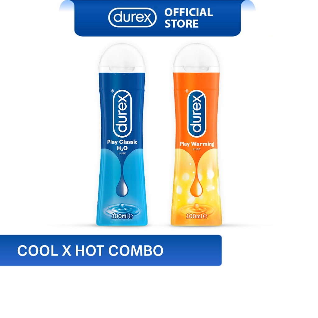 [Cool x Hot Combo] Durex Play Warming Lube Lubricant Gel 100ml + Durex ...