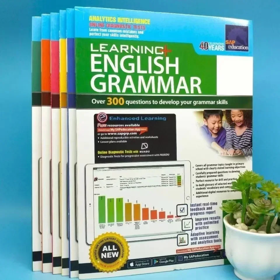 Singapore grammar exercise book and SAP Learning Vocabulary English ...