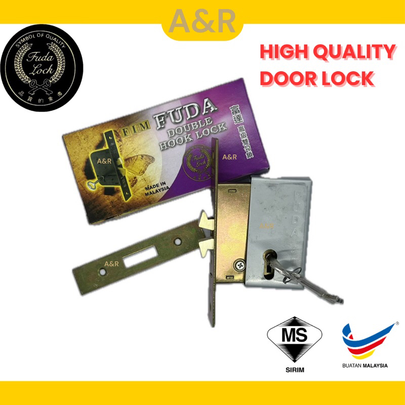 FUDA Hook Lock / Kunci Grill Besi Pintu / Grill Door Lock / Grill Door ...