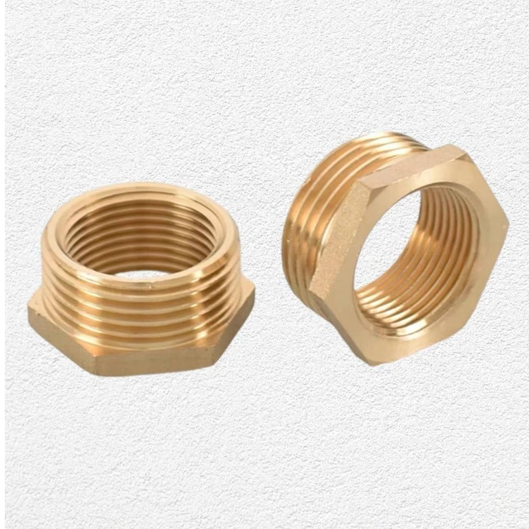 Reducing Bushing Brass Hose Pipe Male to Female Thread Copper ...