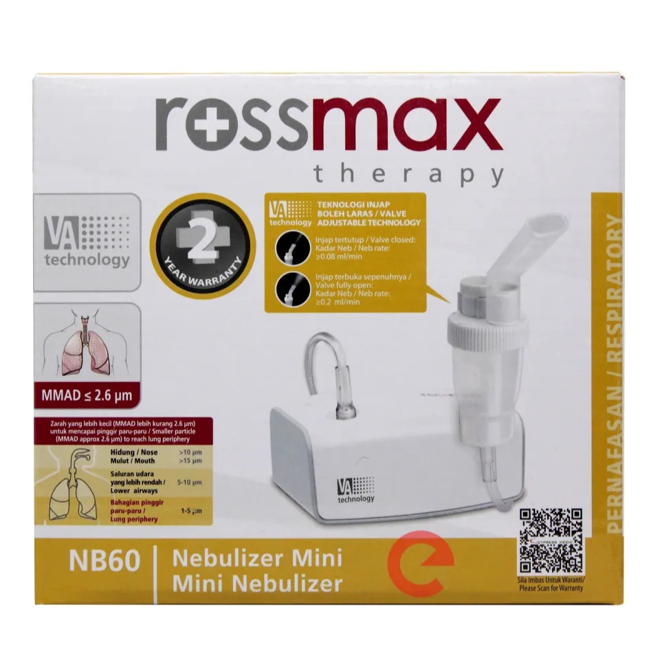Rossmax Compact Piston Nebulizer Model NB60 | Shopee Malaysia