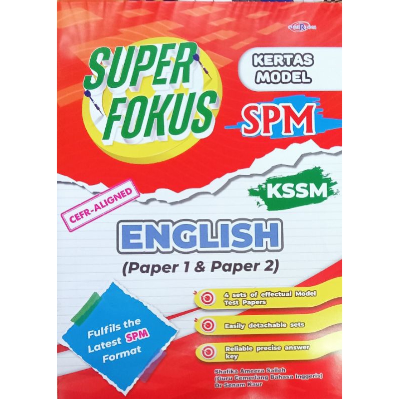 Super Fokus Kertas Model Spm English Cefr Aligned Paper 1 And Paper 2