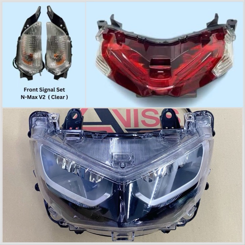 NMAX V2 NMAX 155 NEW V2 2020 HEADLAMP HEAD LAMP LAMPU BESAR DEPAN ...