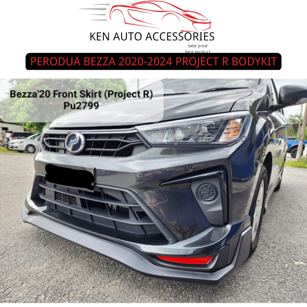 Perodua BEZZA 2020-2024 Project R Bodykit FRONT SIDE AND REAR WITH ...