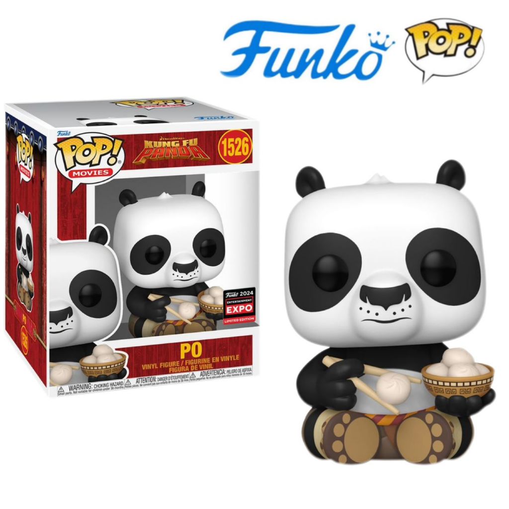 Original Funko Pop Deluxe 6" Movies: Kung Fu Panda 1526 Po EXPO 2024 ...