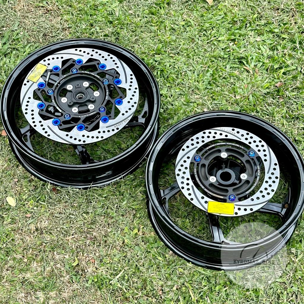 XMAX LATEST FORGED CNC ALLOY SPORT RIM FULL SET WITH DISC SMRT FRONT ...