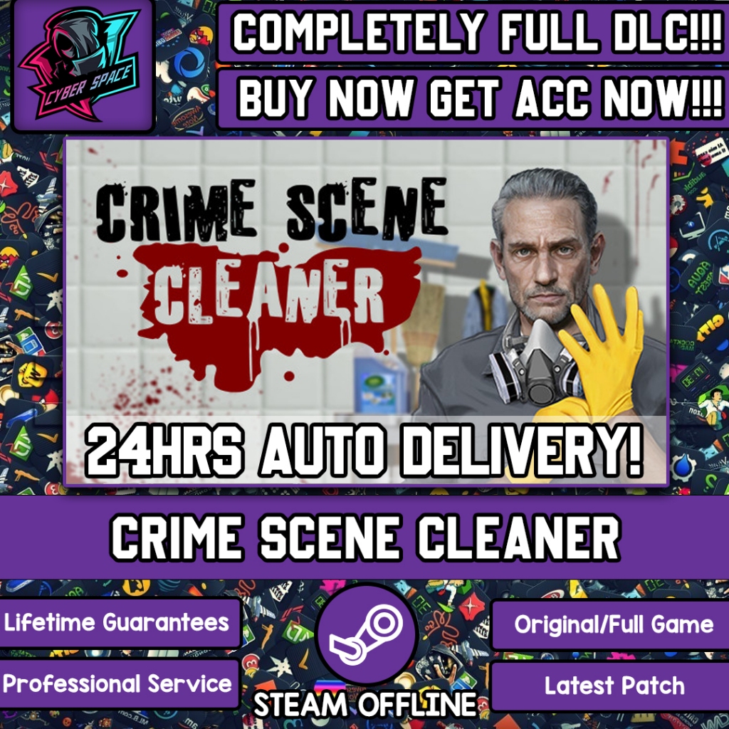Crime Scene Cleaner [Auto Delivery] [Steam Offline] [Full DLC] Cyber ...