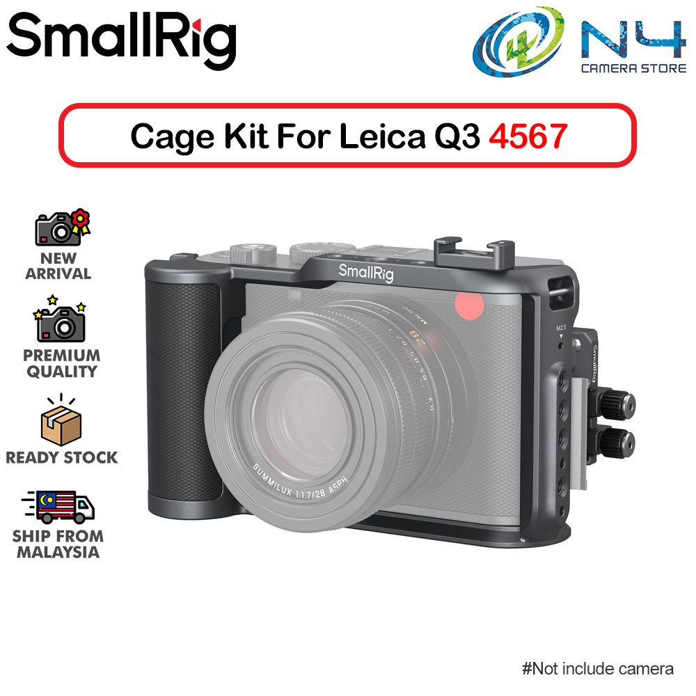 SmallRig 4567 Q3 Camera Cage Kit for Leica Q3 Titanium Alloy Key ...