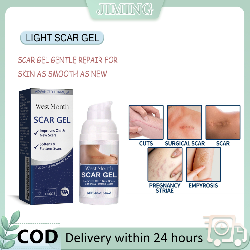 West&Month Scar Fading Gel Repairs Damaged Skin Fades Scars Smooths ...