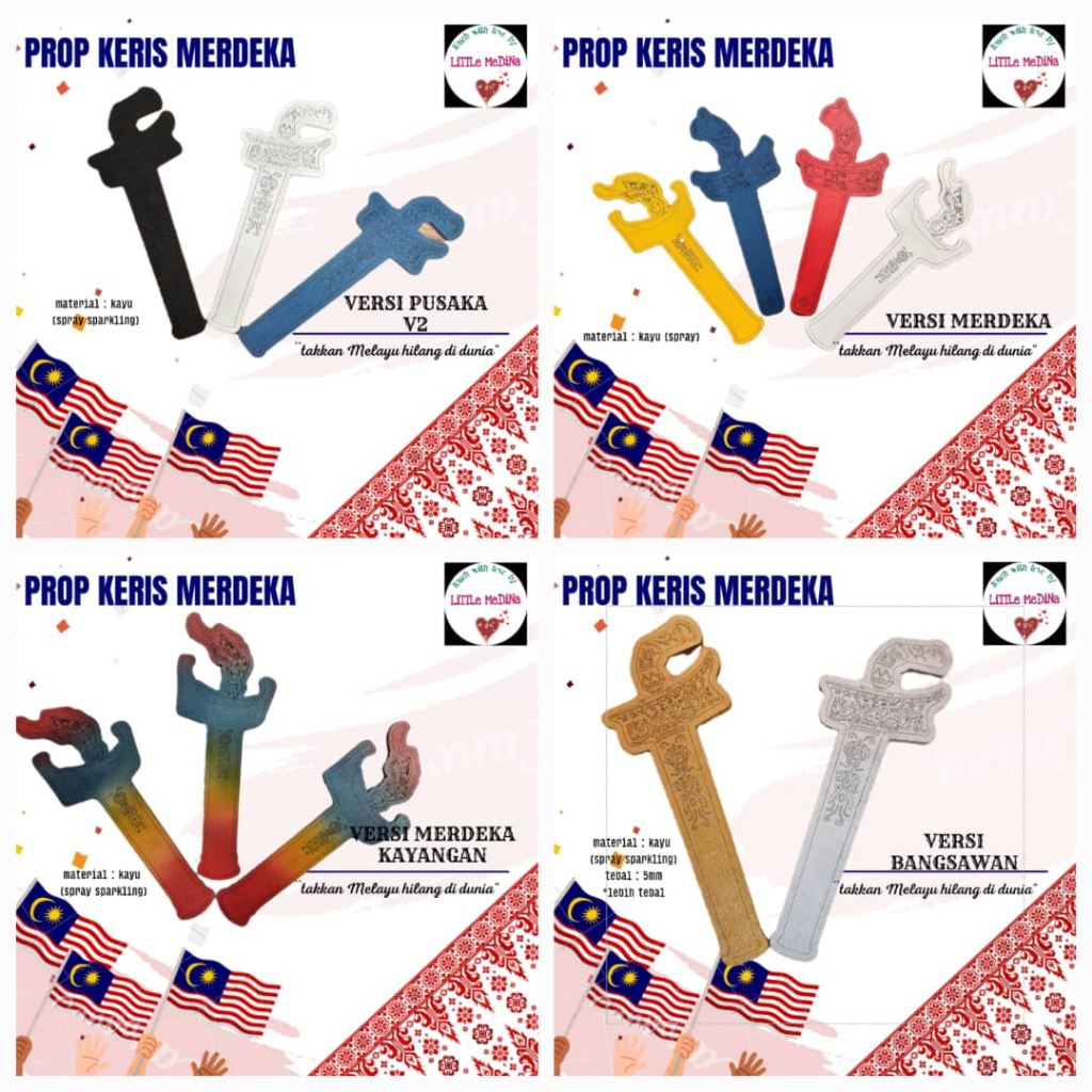 keriss merdeka props merdeka | Shopee Malaysia