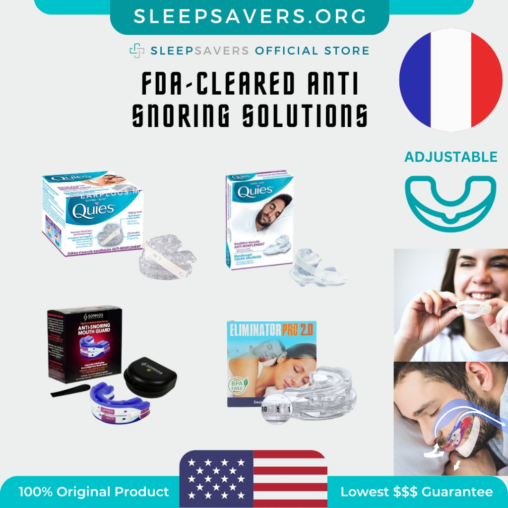 🇺🇸 🇫🇷 🇨🇭 FDA-Cleared 501(k) Adjustable Anti Snoring Mouth Guard | OTC ...