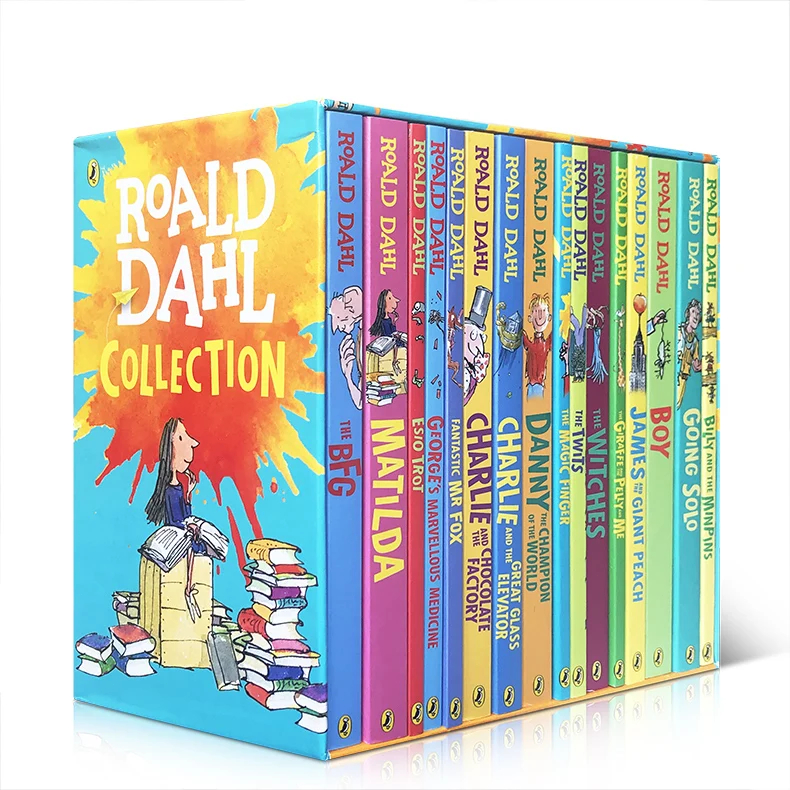24 Books/Set Roald Dahl Collection Children's Literature English ...