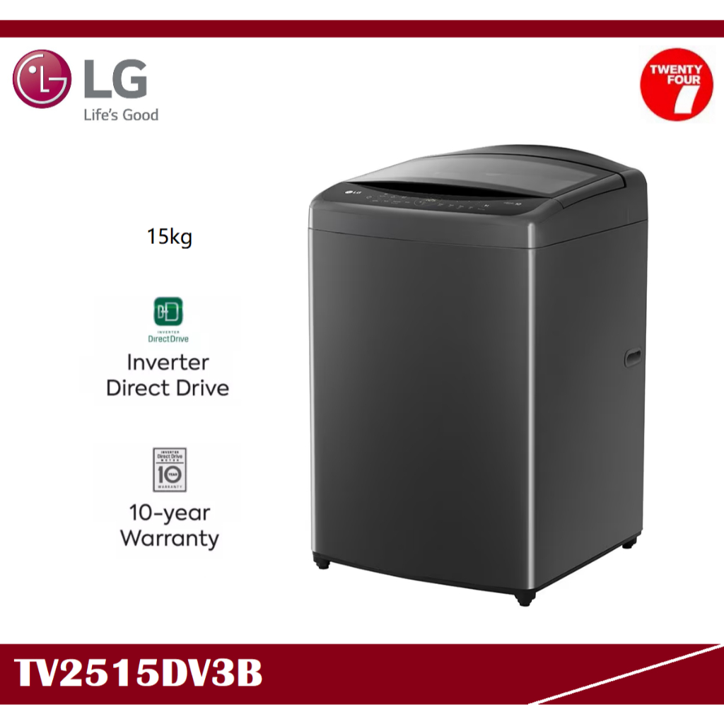 [ Delivered by Seller ] LG 15kg Top Load Washing Machine / Washer with ...