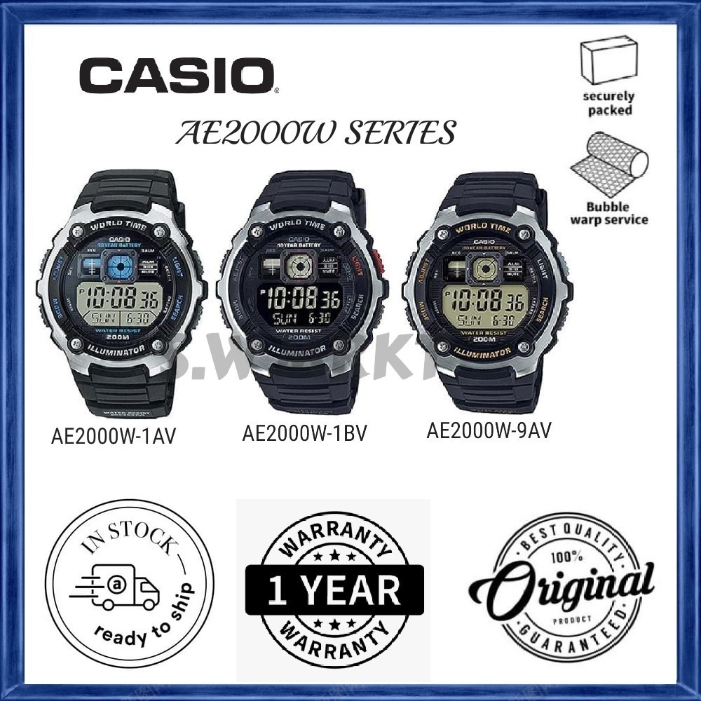 Casio AE-2000W Series Illuminator Watch | Shopee Malaysia