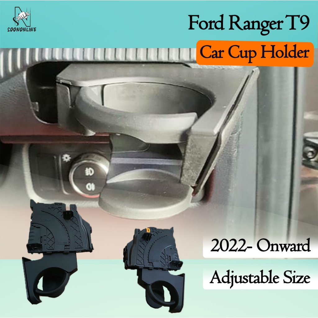 Car Cup Holder Ford Ranger T9 Next Gen 2022-Onward T9 Drink Holder ...