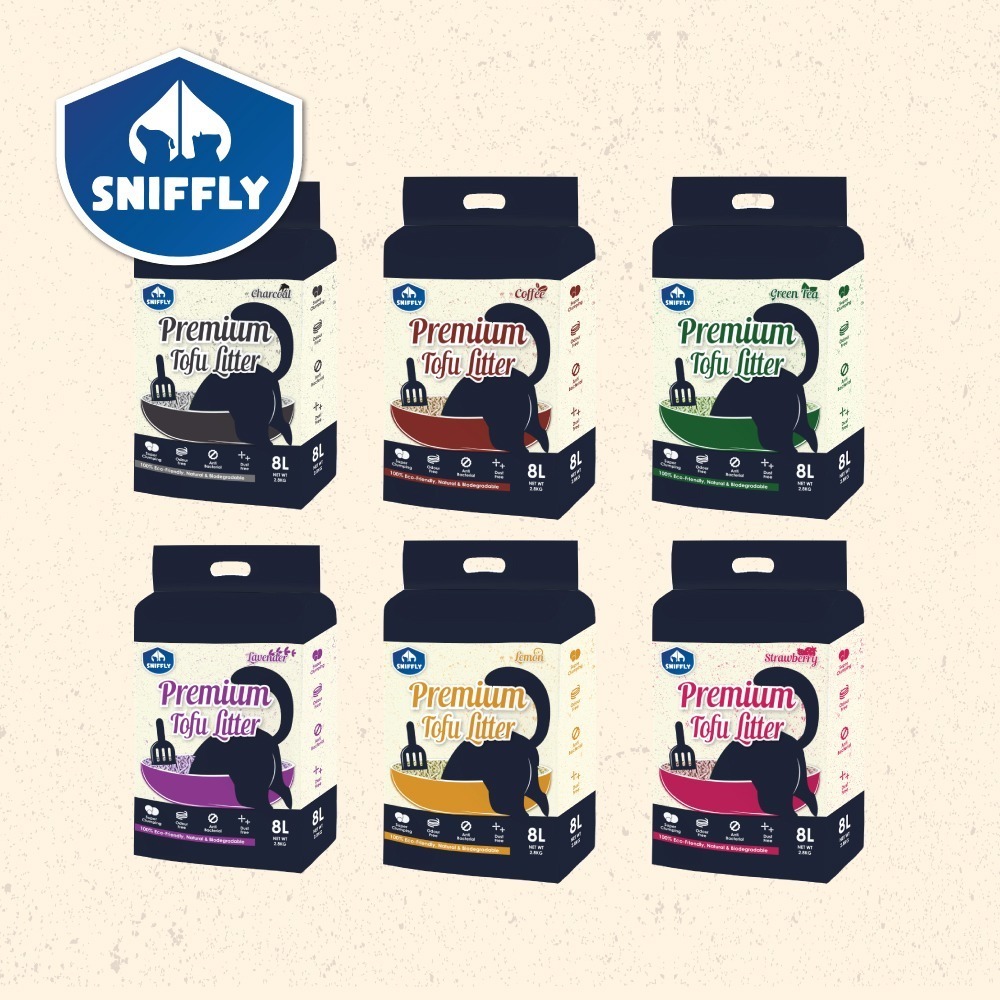 Sniffly Premium Tofu Cat Litter (8L / 2.8kg) | Shopee Malaysia