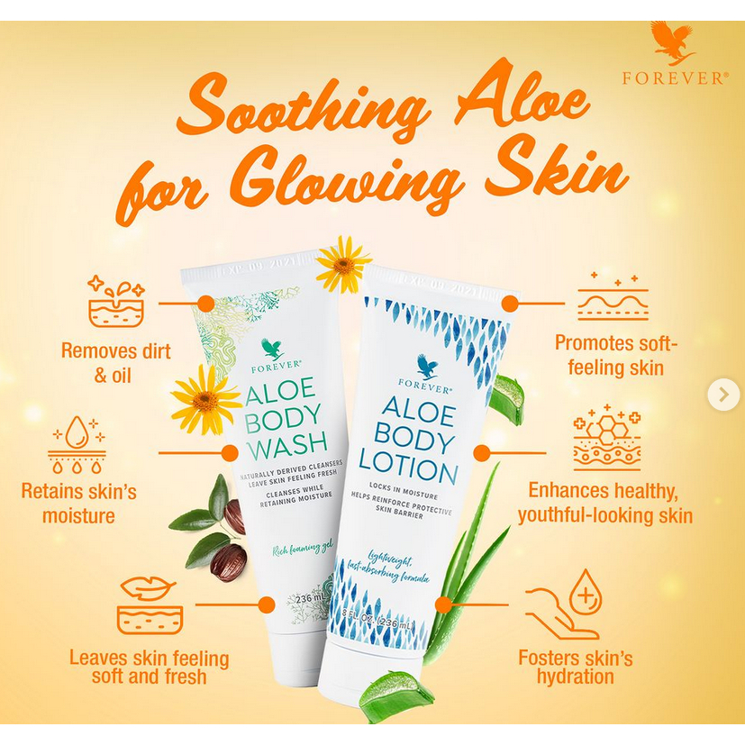 Forever Living Aloe Body Wash / Body Lotion - Ready Stock | Shopee Malaysia