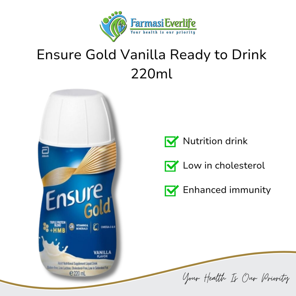 Ensure Gold Vanilla Ready to Drink (220ml) | Shopee Malaysia