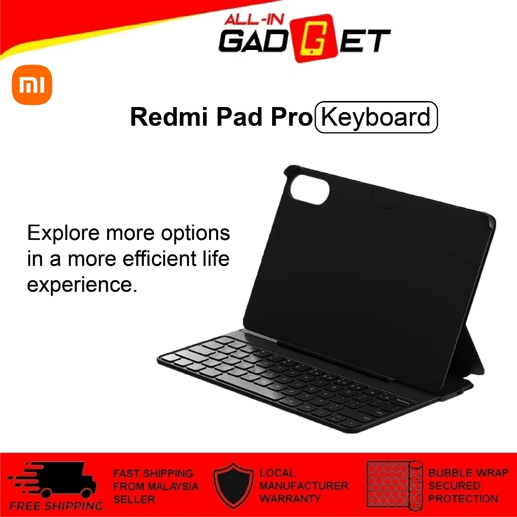 Original Redmi Pad Pro Keyboard l Large Keys and wide key spacing l ...