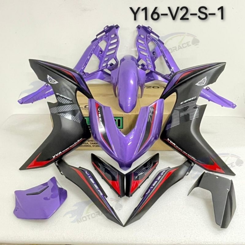 VELOZI RACING BODY COVER SET Y16 Y16ZR V2 ABS YAMAHA WITH STICKER ...