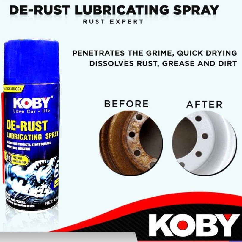 KOBY ANTI DE RUSH SPRAY KARAT BOLT LOOSER LUBRICANTS WID MULTI PURPOSE ...
