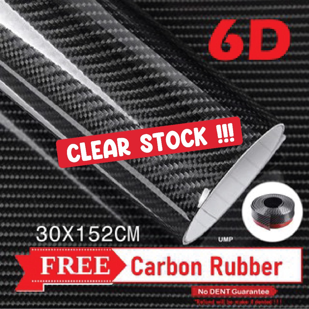 KakiDeco 🔥 6D Carbon Sticker 🔥 5D Carbon Sticker High Glossy Shiny ...