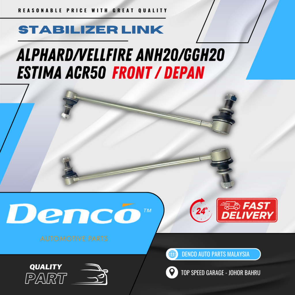 DENCO ORIGINAL - TOYOTA ESTIMA ACR50 / ALPHARD,VELLFIRE ANH20/GGH20 ...