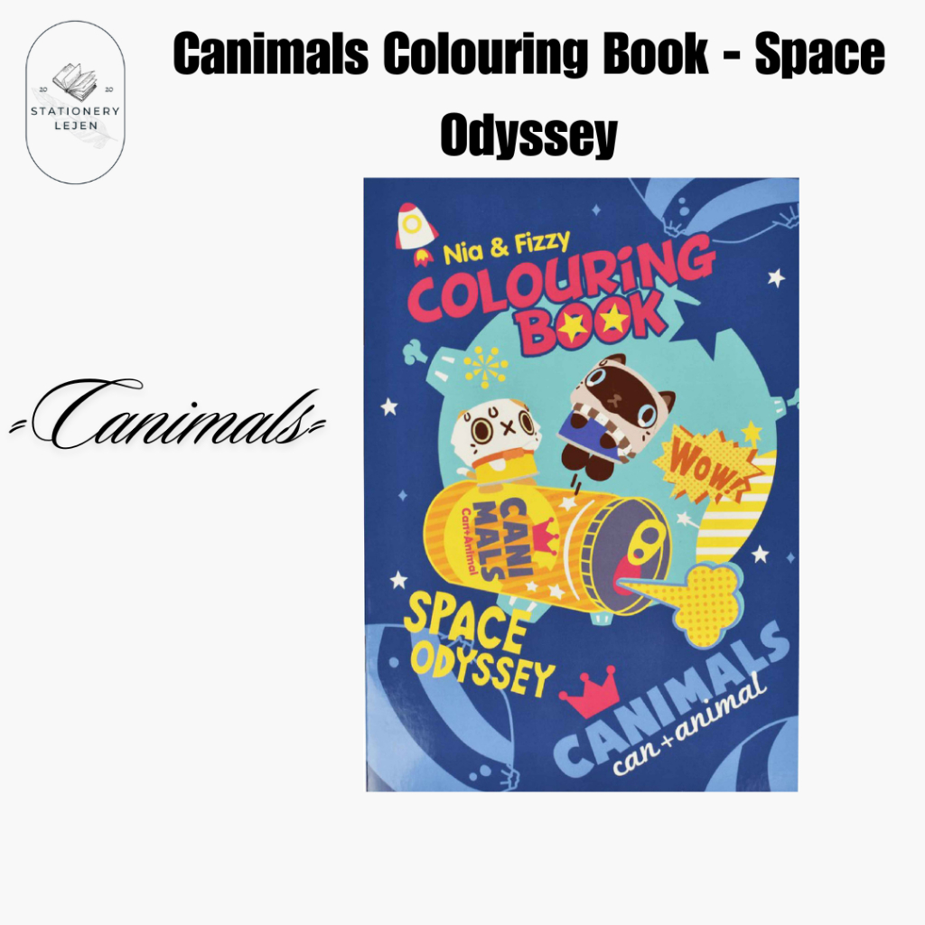 Stationery Lejen - Canimals Colouring Book - Space Odyssey | Shopee ...