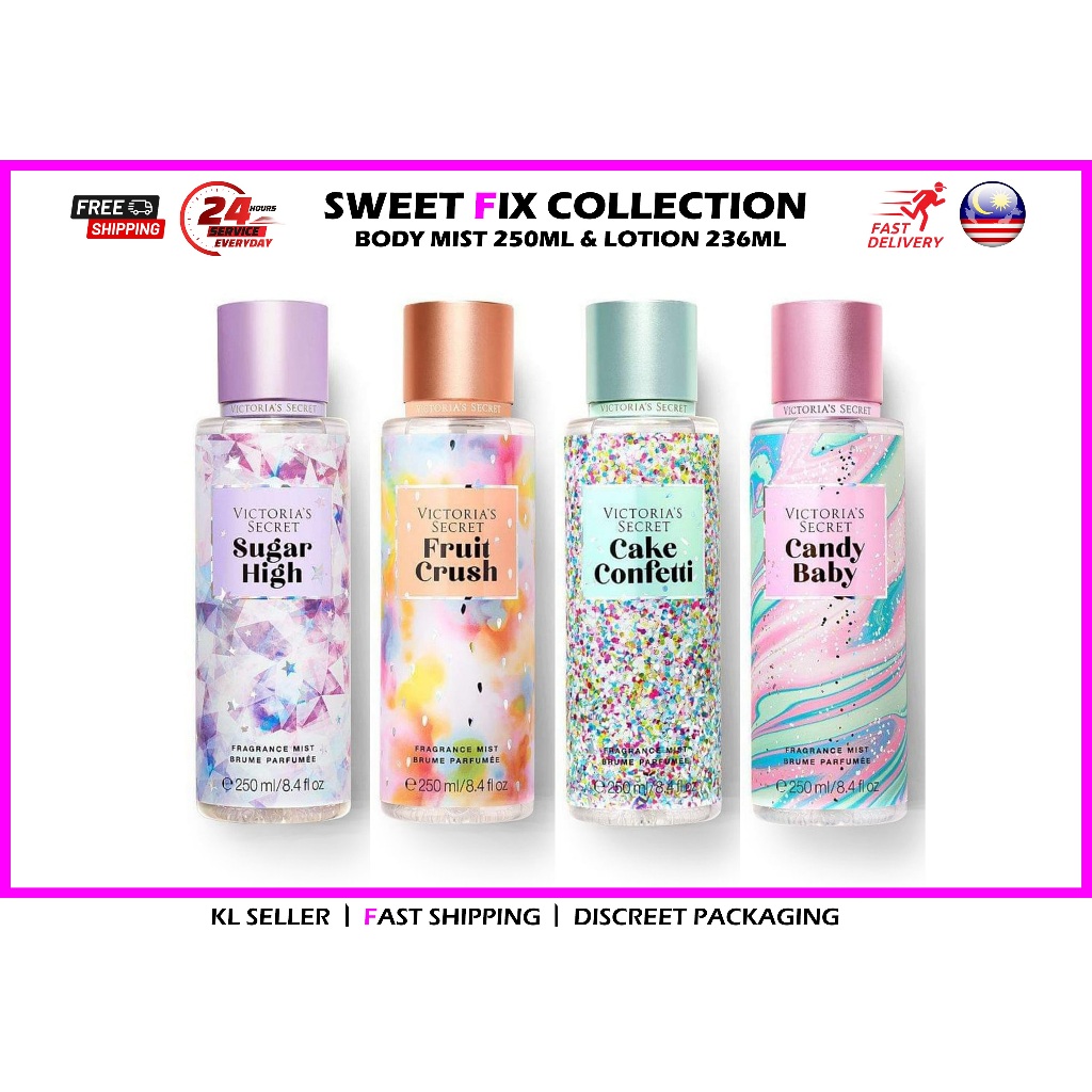 VS Sweet Fix Cake Confetti Candy Baby Body Mist 250ml Fragrance Perfume ...