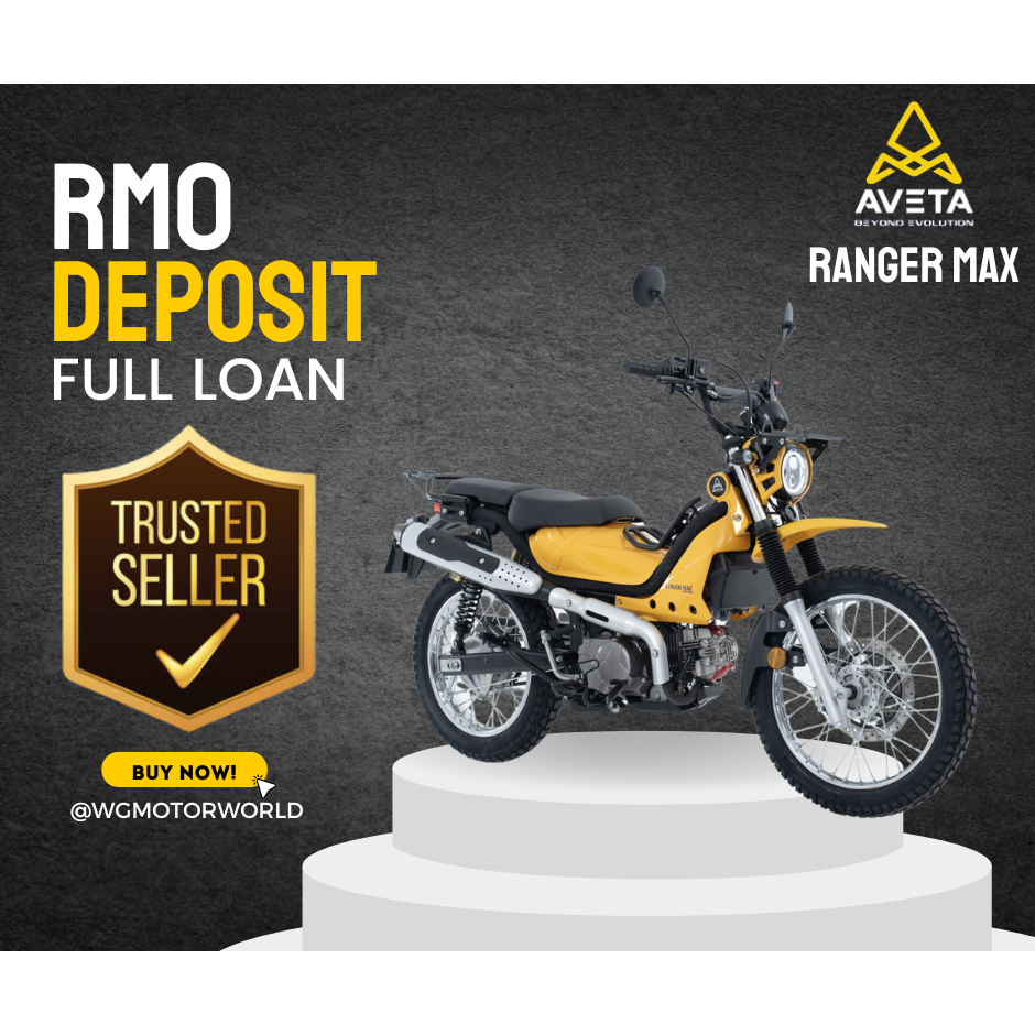 Aveta Ranger Max Explorer Moped *𝐁𝐑𝐀𝐍𝐃 𝐍𝐄𝐖 𝐔𝐍𝐑𝐄𝐆𝐈𝐒𝐓𝐄𝐑* Price OTR + FREE ...