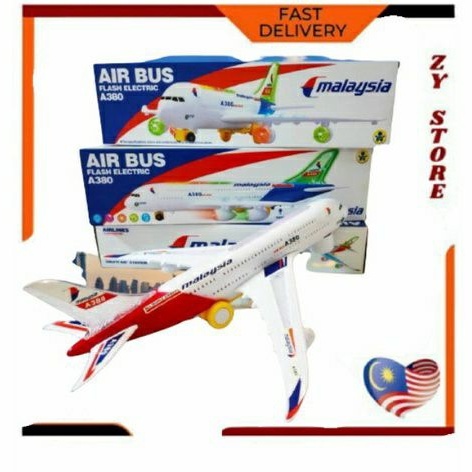 Airbus A380 Airplane Model Aeroplane Flash Electric Toy Lights Sounds ...