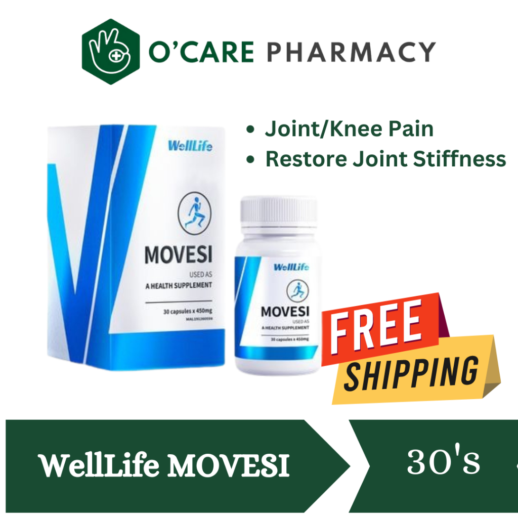 WellLife Movesi 450mg Capsule (30s) For Athletes, Elderly, Joint Pain ...