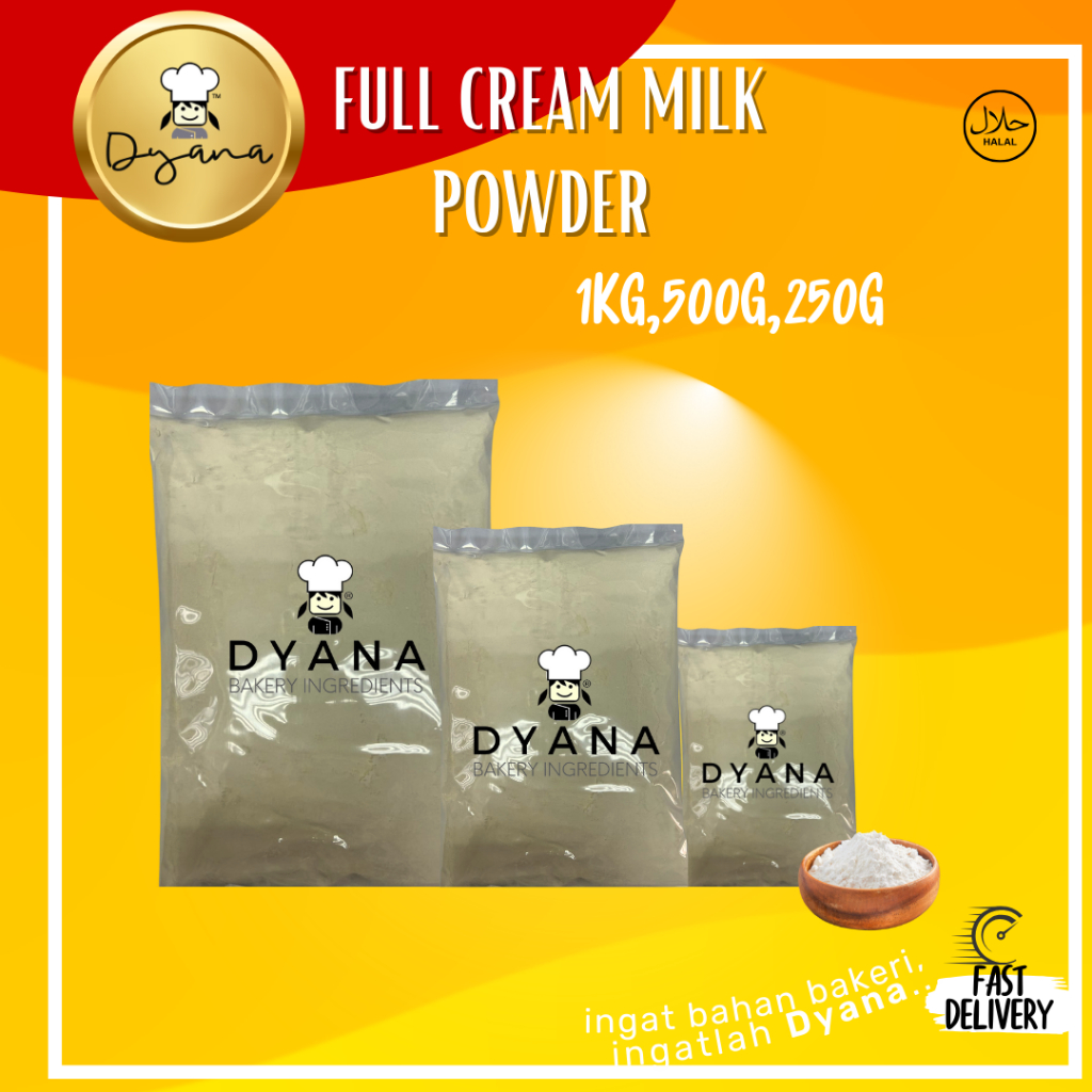 Full Cream Milk Powder | Tepung Susu Penuh Krim (Repacked) | Shopee ...