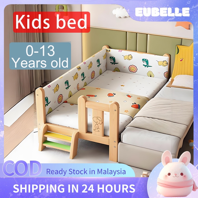 Kids Bed Baby crib baby side bed katil baby Katil Bayi Easel Wooden ...
